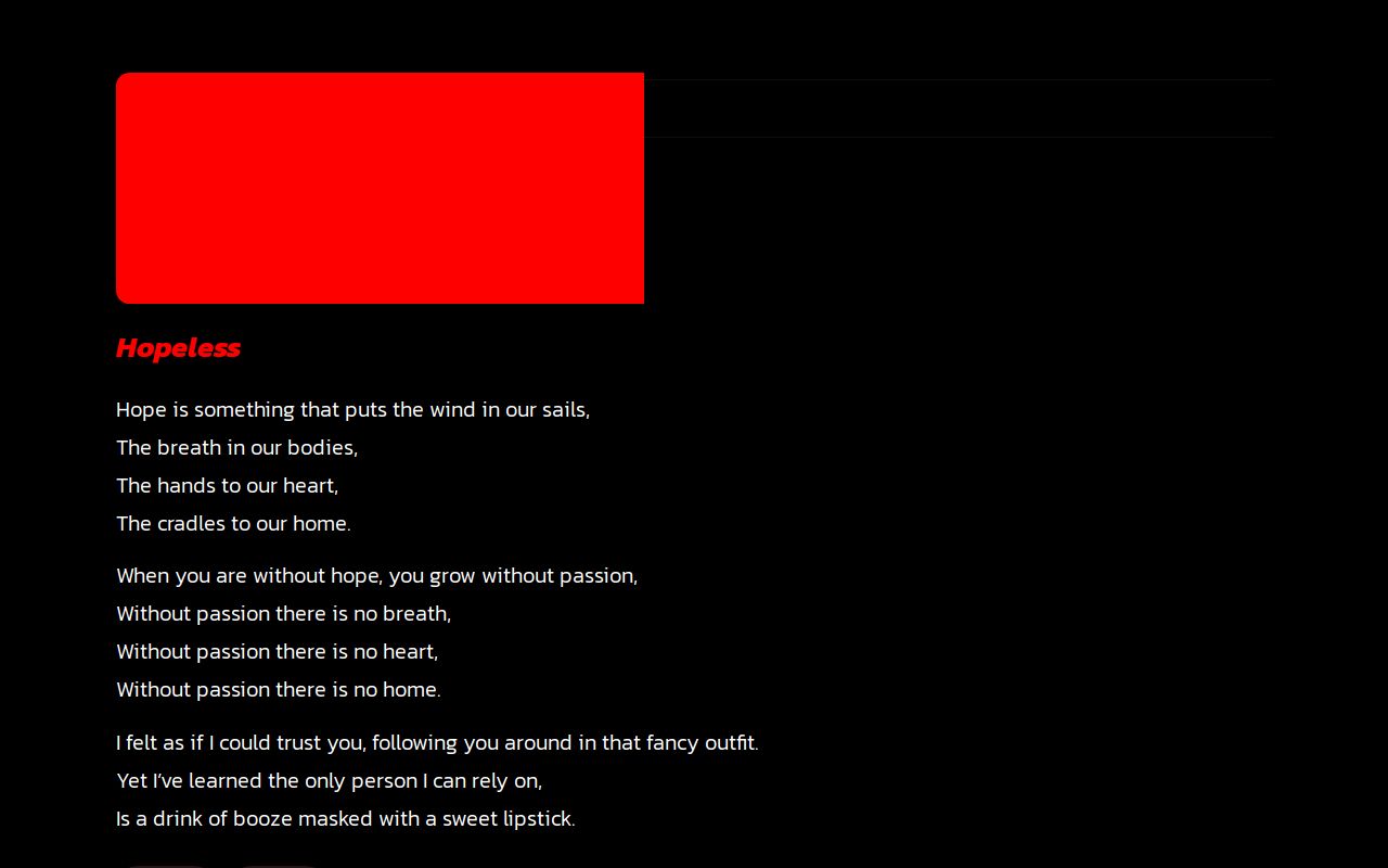 Hopeless Poem